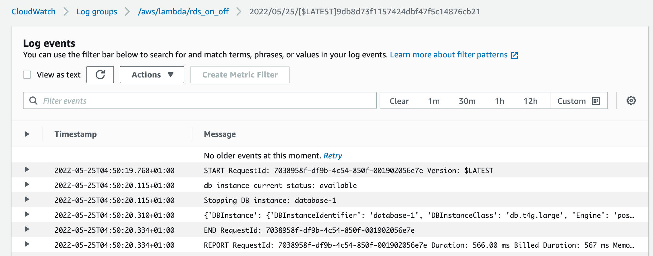 Scheduling starting and stopping RDS instances with AWS Eventbridge | Ryan Nazareth